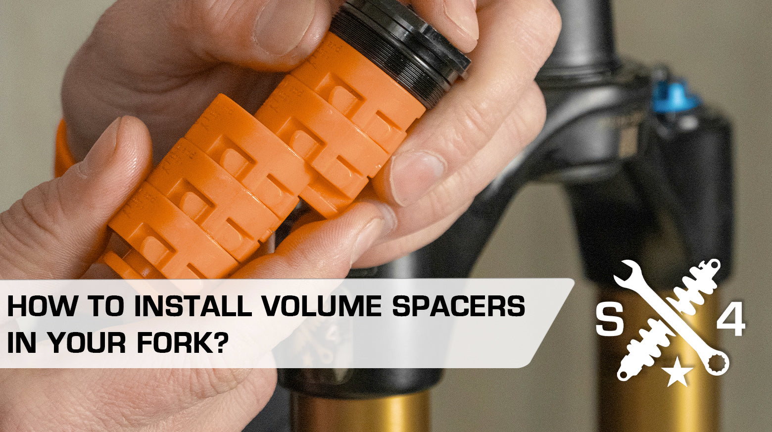 How to Install volume spacers in your fork – S4 Suspension